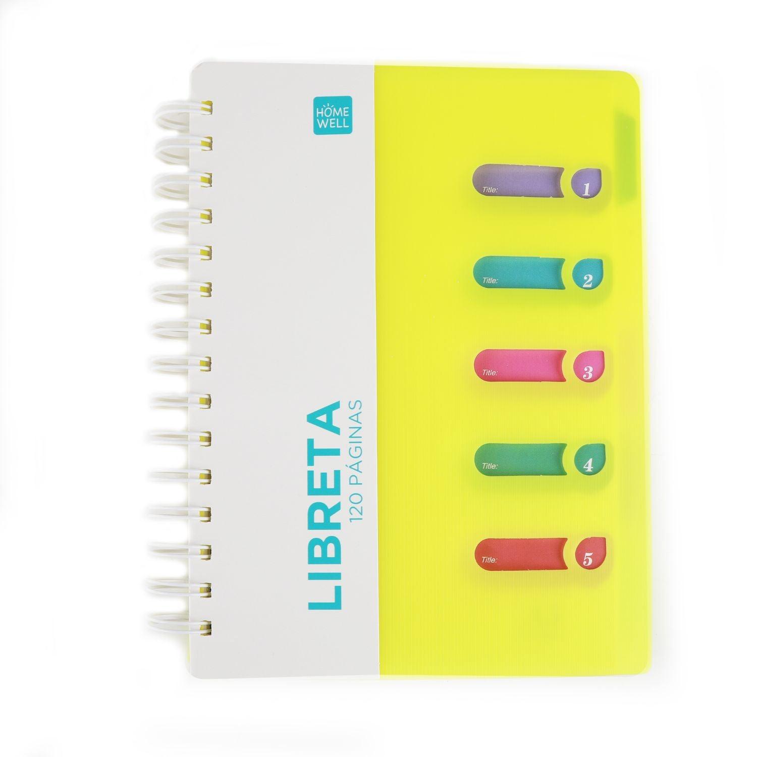 Libreta Notebook Amarilla 11x14.5cm – BIX