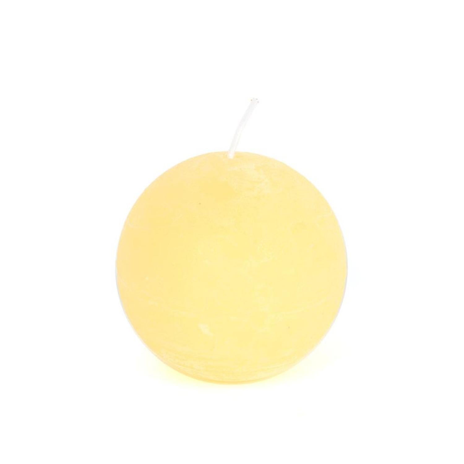 Velón Redondo Crema 8 cm – BIX