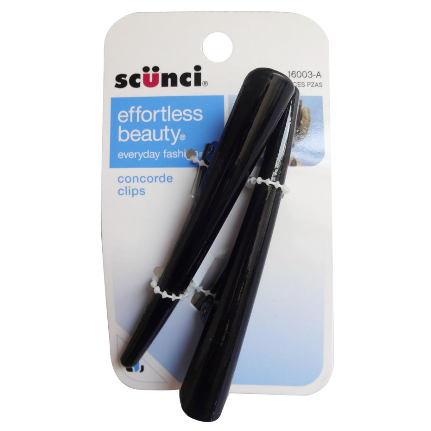 Clip de agarre tipo pinza Negro 2 Pza Scunci – BIX