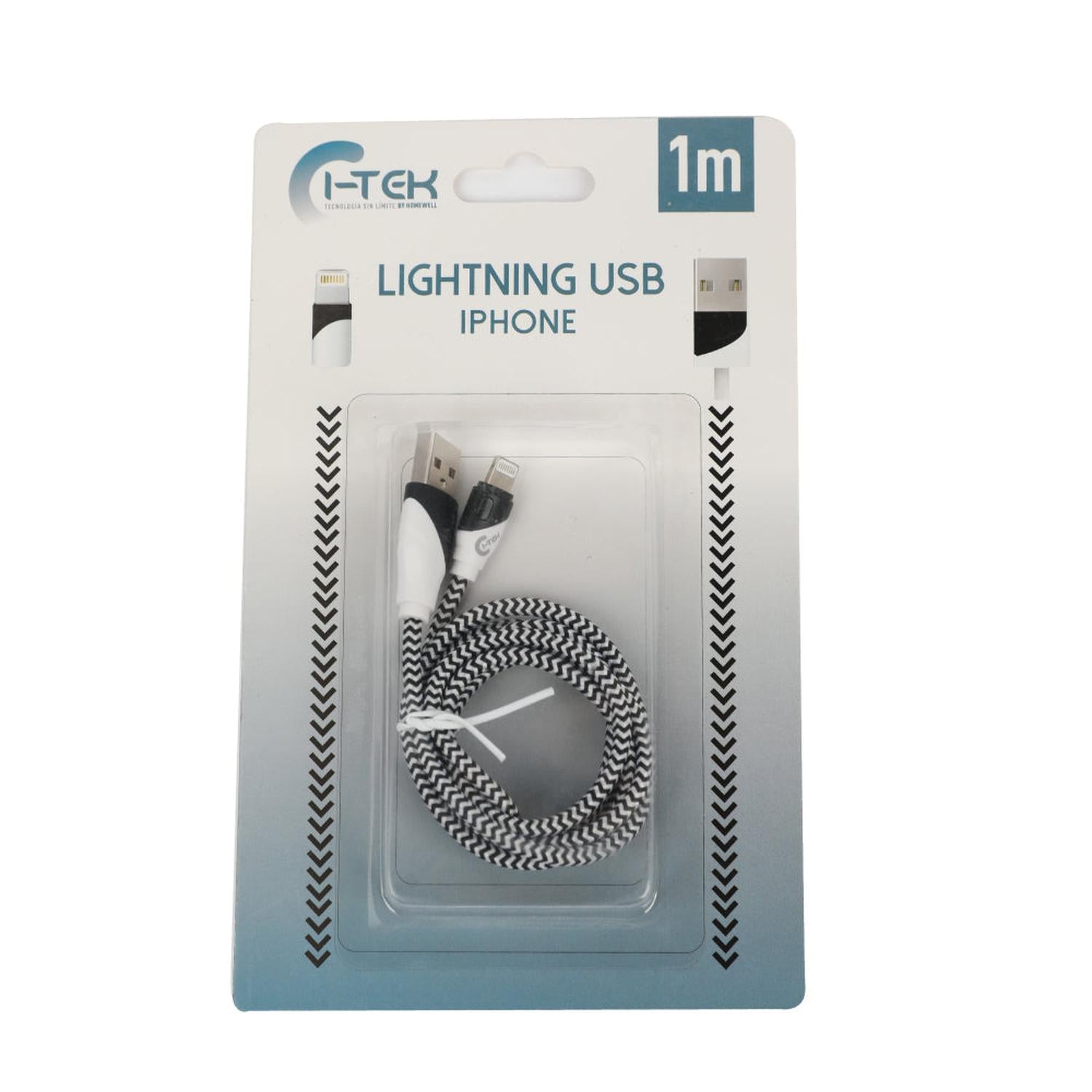 Cable Trenzado USB a Lightning 1m – BIX