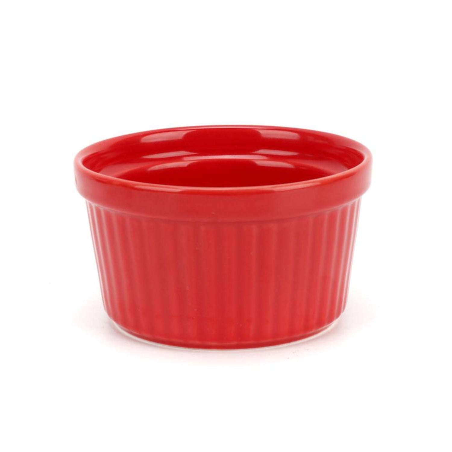 Pocillo Loza 10x10x6Cm Rojo – BIX