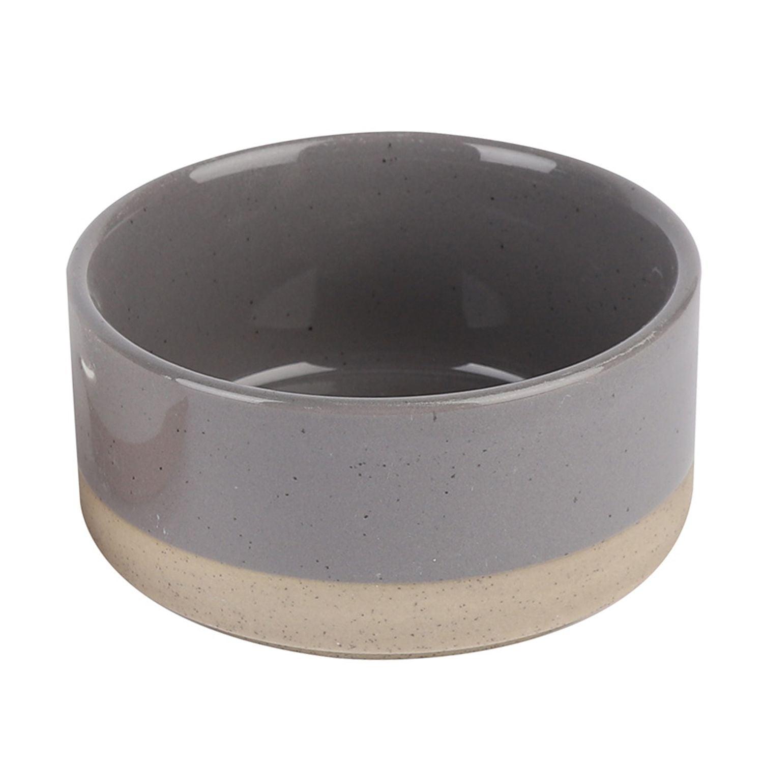 Pocillo Loza Gris 9x4.5cm – BIX